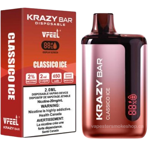 Krazy Bar Classico Ice Disposable Vape — Lucky 8 Vapes